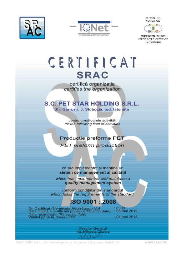 Certificări – Petstar