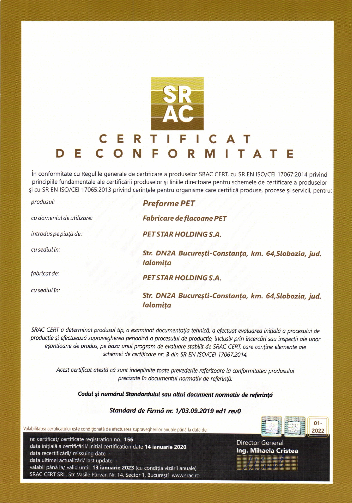 Certificări – Petstar